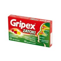 Gripex Zatoki Caps 10 Kapsułek