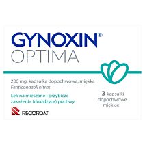 Gynoxin Optima 200 mg kapsułki dopochwowe miękkie