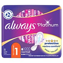 Always Platinum Ultra Normal Plus Podpaski higieniczne, 8szt.