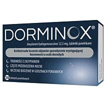 Dorminox 12,5 mg 14 Tabletek Powlekanych