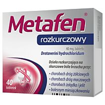 Metafen rozkurczowy 40 mg 40 tabl.