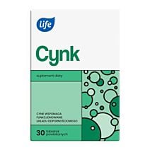 Life Cynk 15 mg, Tabletki