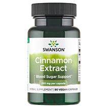 Swanson Cinnamon Extract 250 mg Kapsułki, 90 kaps.