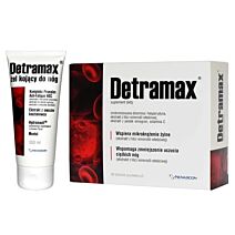 Detramax tabletki + żel Zestaw - 6 op. po 60 tabl. + 6 op. po 100 ml