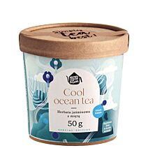 Brown House & Tea Cool Ocean Tea turkusowa herbata jaśminowa z miętą 50 g