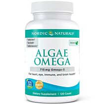 Nordic Naturals Algae Omega 715 mg, Kwasy omega-3 ze źródeł roślinnych, Kapsułki