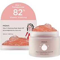 Midha Vita C Vitalizing Mask Wash-off, Maseczka do twarzy z witaminą C ...