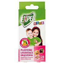 Expel Kids Plasterki łagodzące ukąszenia