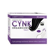 Avet Pharma Cynk Organiczny, Tabletki