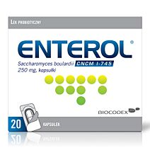 Enterol 250 mg, 20 Kapsułek