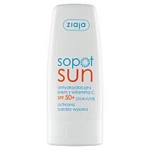 Ziaja Sopot Sun Krem Antyoksydacyjny z Wit.C SPF 50+