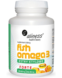 Aliness Fish omega 3 Forte estry etylowe, kapsułki