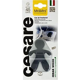 Mr&Mrs Fragrance Cesare Odświeżacz do samochodu Cedar wood, czarny
